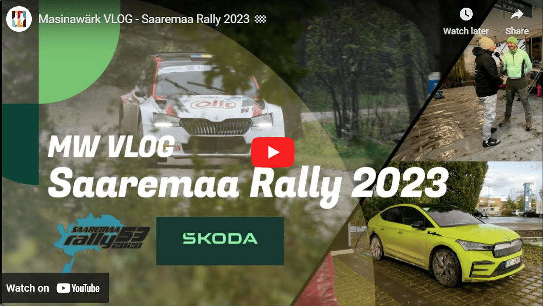 Masinawärk VLOG - Saaremaa Rally 2023 - Ralli.ee