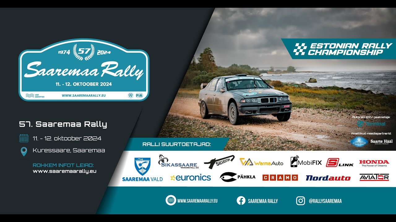 OTSE: Saaremaa Ralli SS3, Oriküla katse Otseülekanne - Ralli.ee